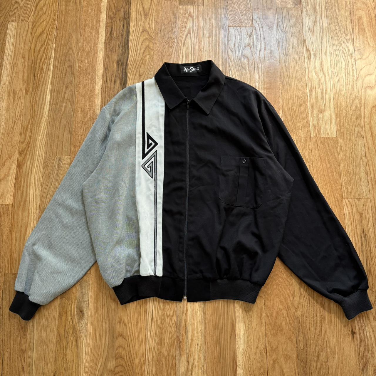 Alan Stuart Vintage 90s Full Zip Overshirt... | Depop