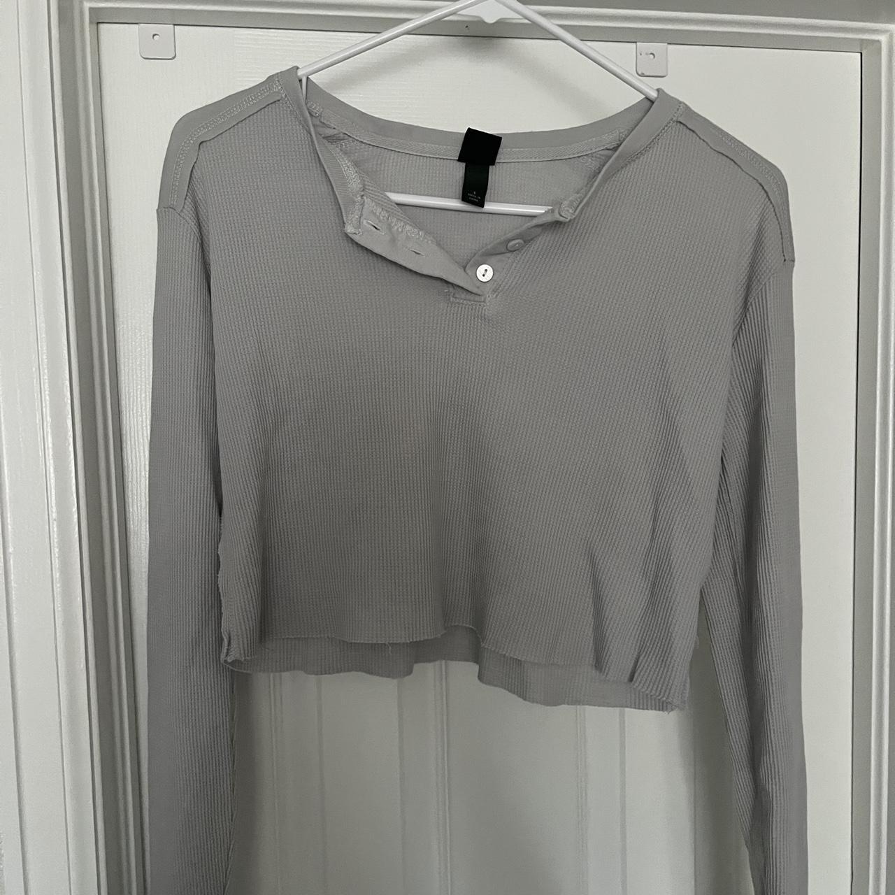 grey wild fable long sleeve - Depop