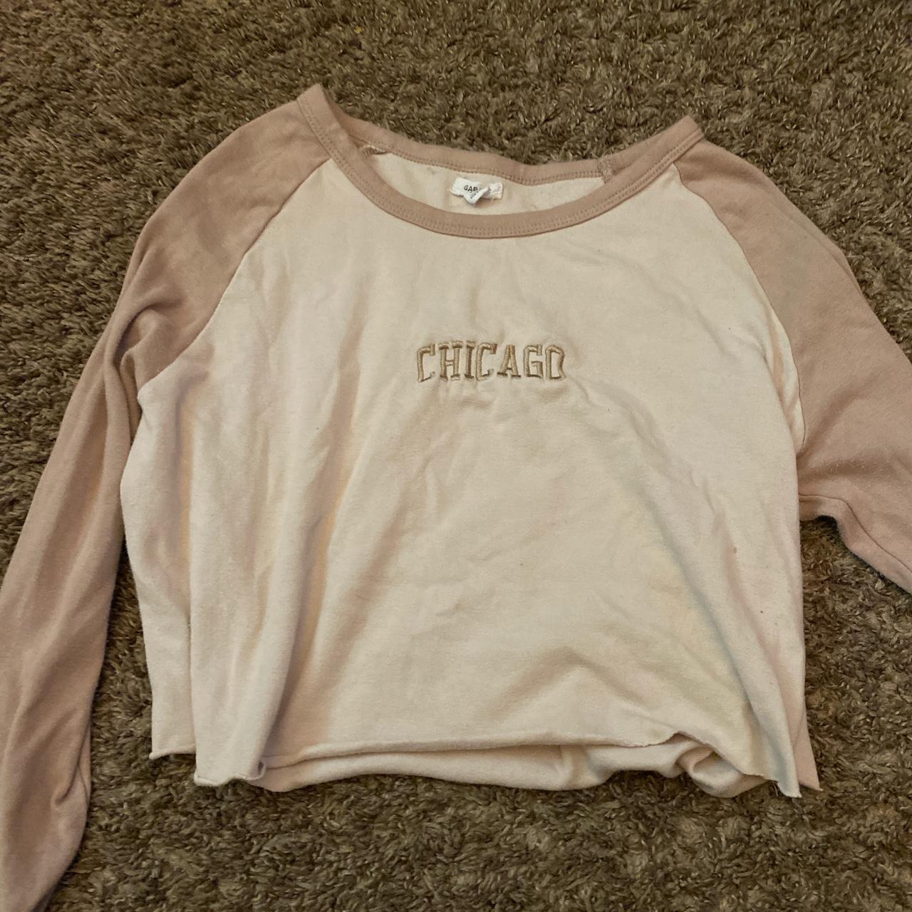 GARAGE chicago crop top long sleeve - Depop