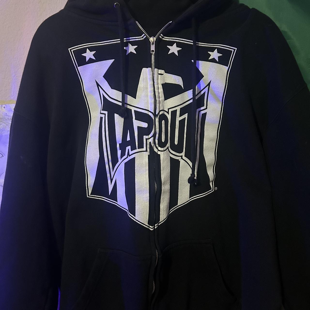 TAP OUT MMA EAGLE ZIP UP REALLY HEAVY/WARM ZIP... - Depop