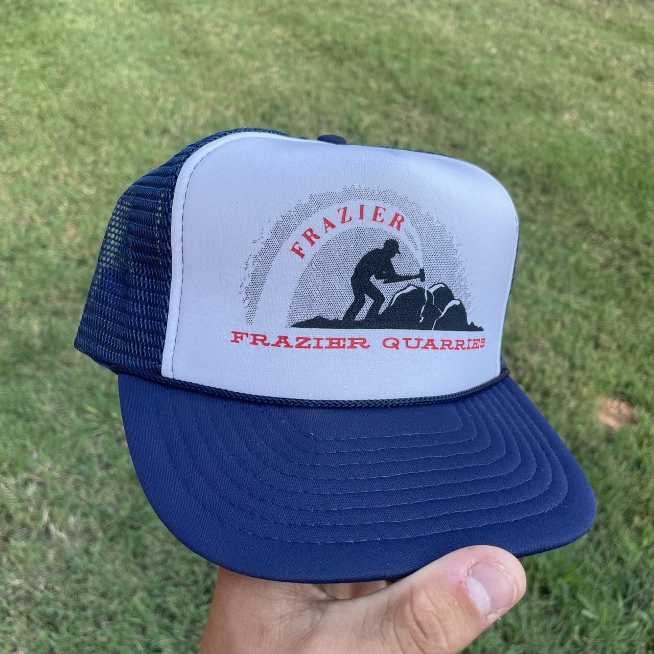 FRAZIER QUARRIES TRUCKER HAT Clean foam front... - Depop