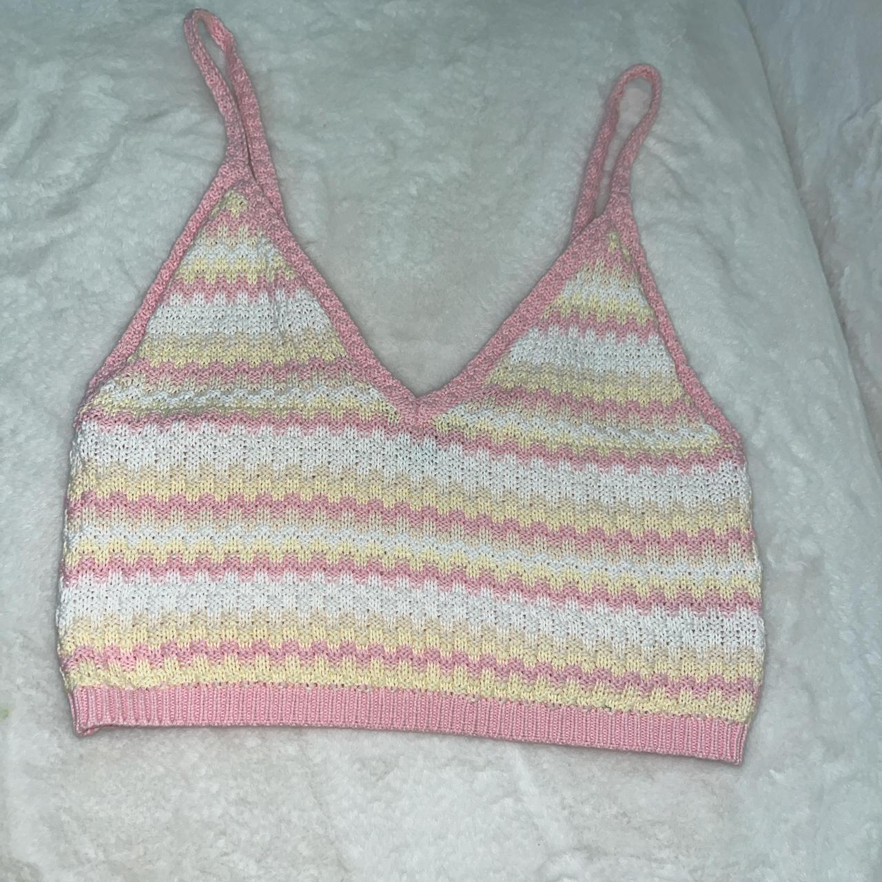 Crochet tank top Wild fable... - Depop
