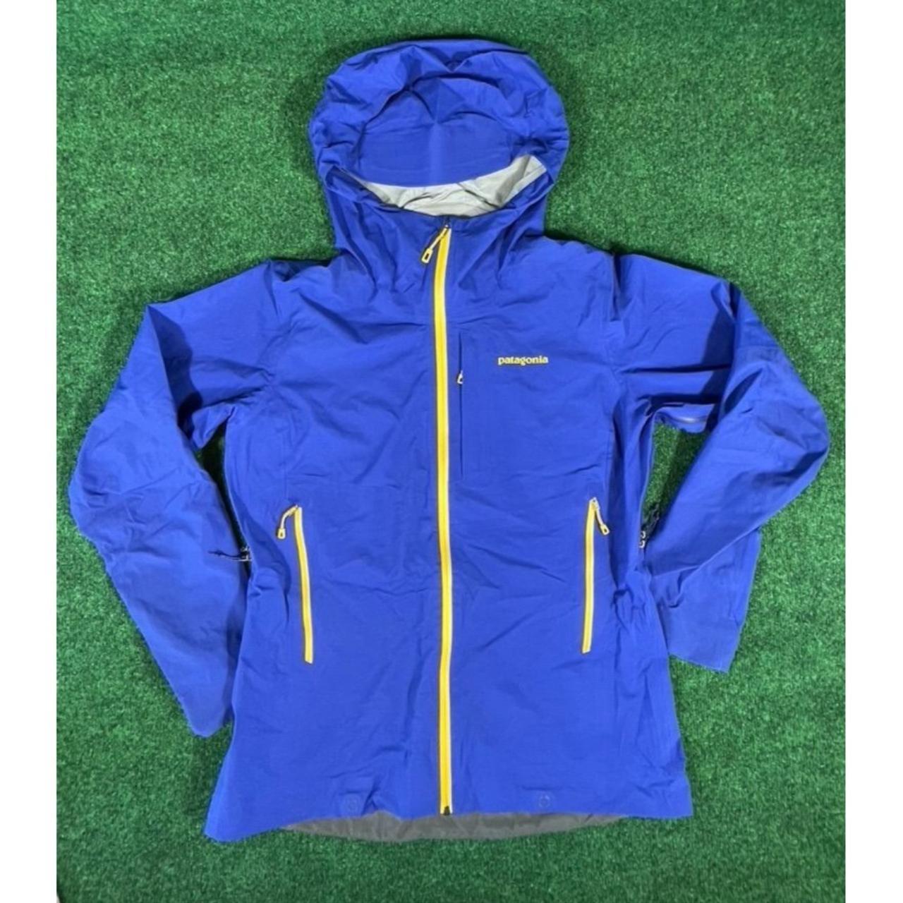 Patagonia Nano-Air Recco Gore-Tex Moon Blue & Yellow... - Depop