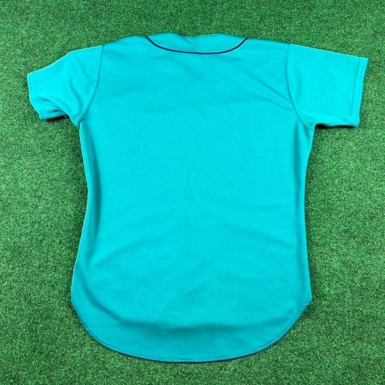 Authentic 1994 Seattle Mariners Jersey 44 Large Teal... - Depop