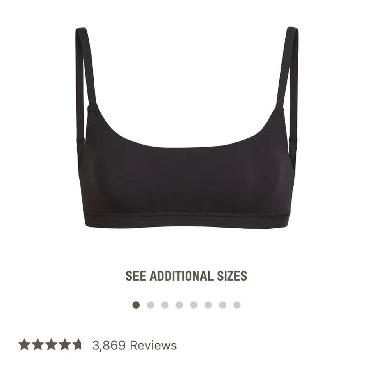 Skims Women's Grey Crop-top | Depop