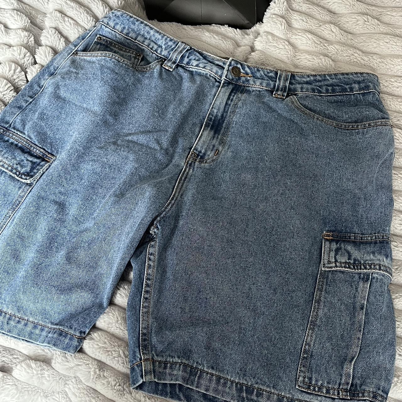 ABSENT jorts size 36 only worn a few times - Depop