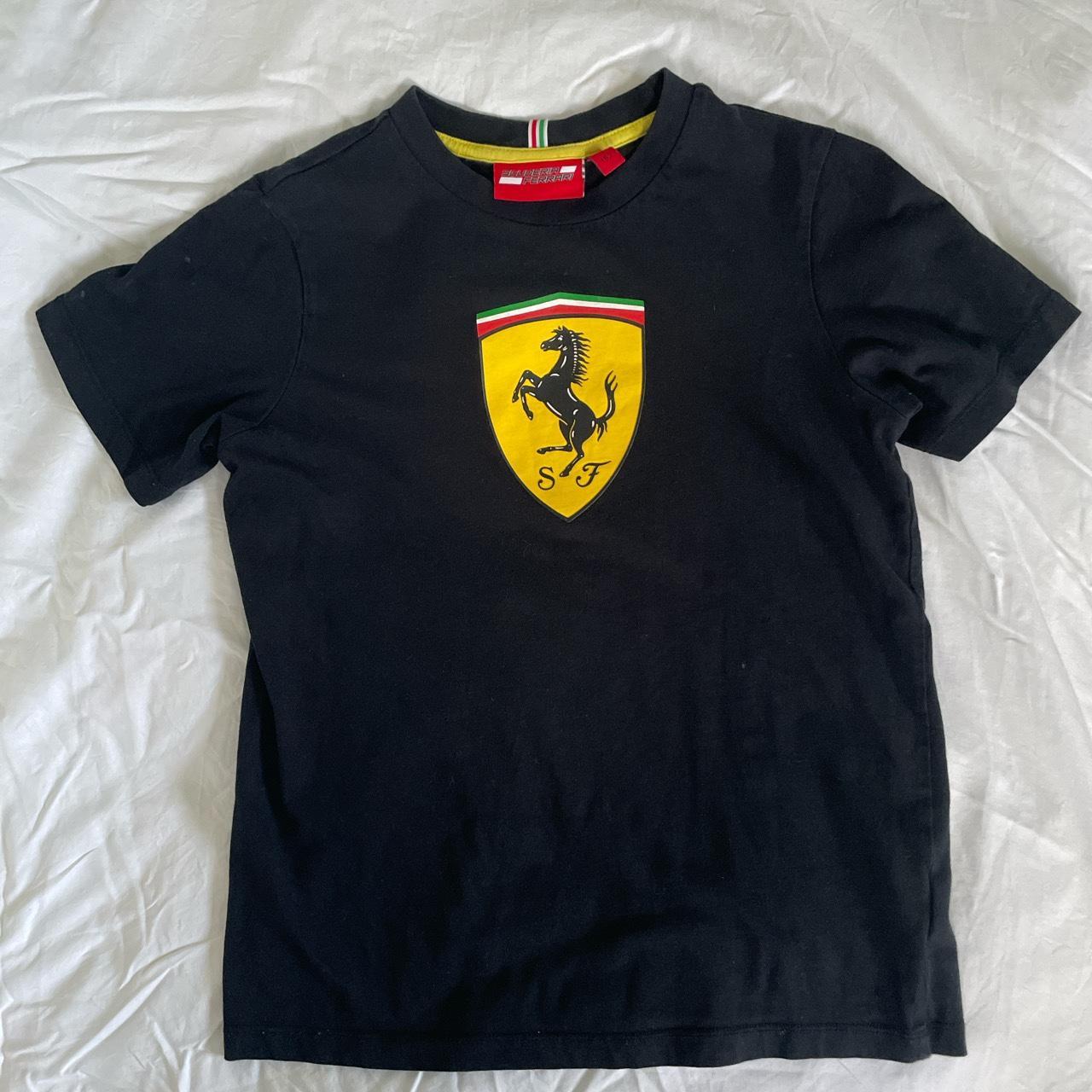 ferrari baby tee size xs-small, and medium for a... - Depop