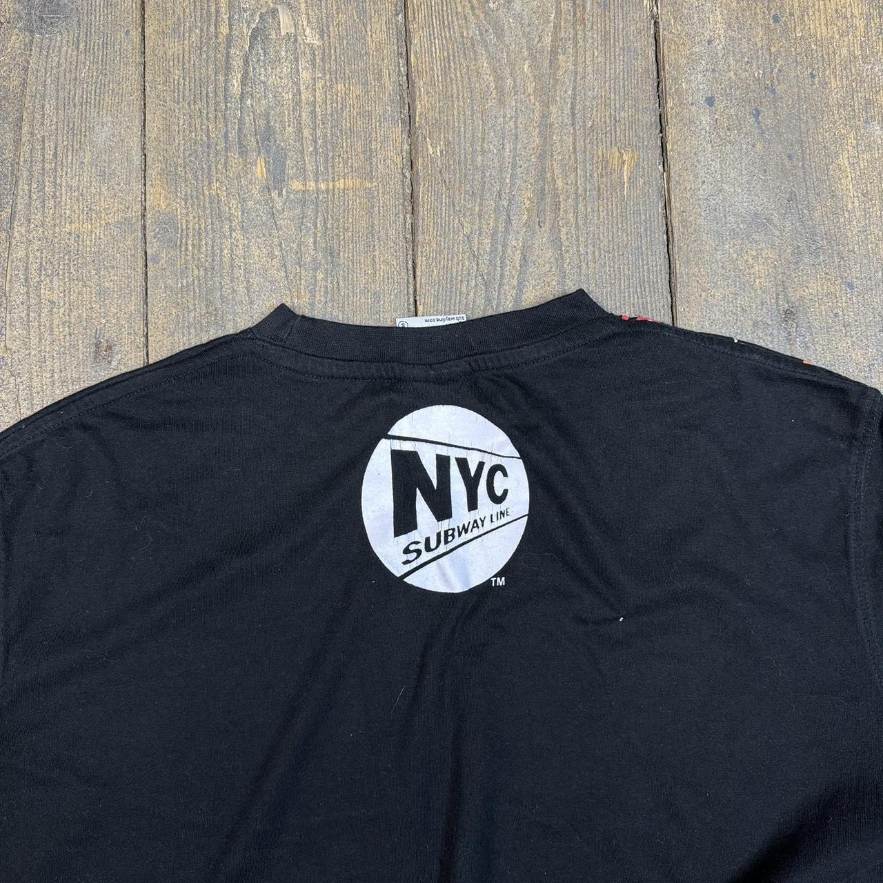 NYC Subway T-Shirt Underground Map USA Vintage 90s... - Depop