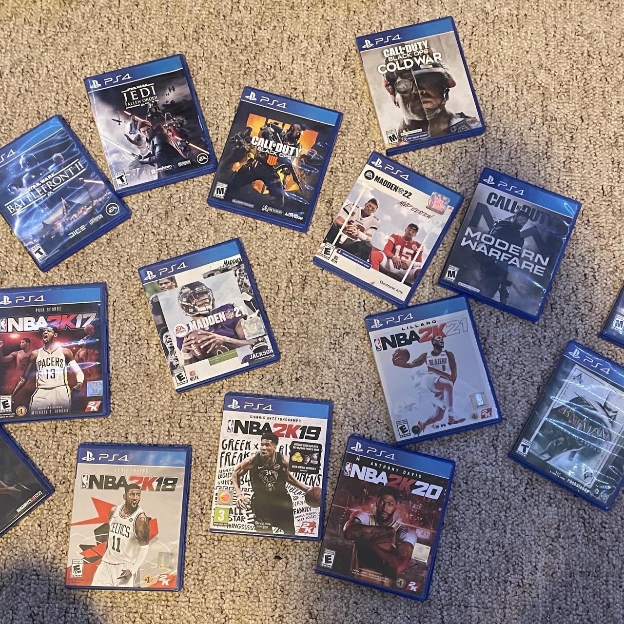 Bundle of 13 PS4 games, including NBA 2K19, Call of... - Depop