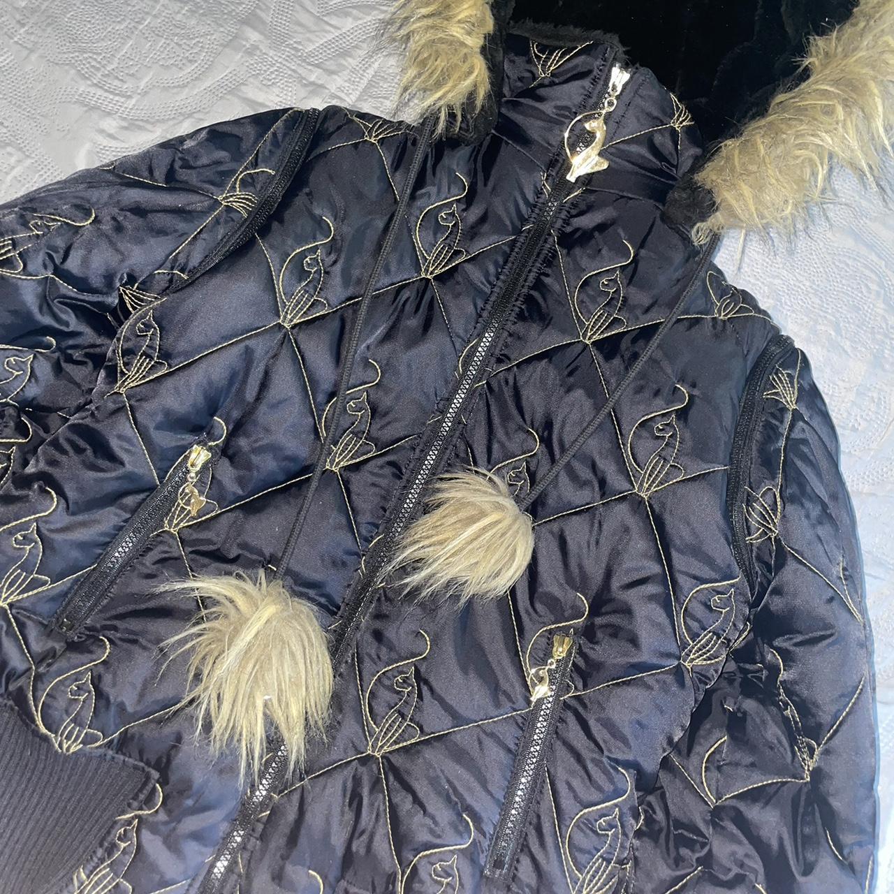 The most gorgeous VTG baby phat puffer jacket with... - Depop