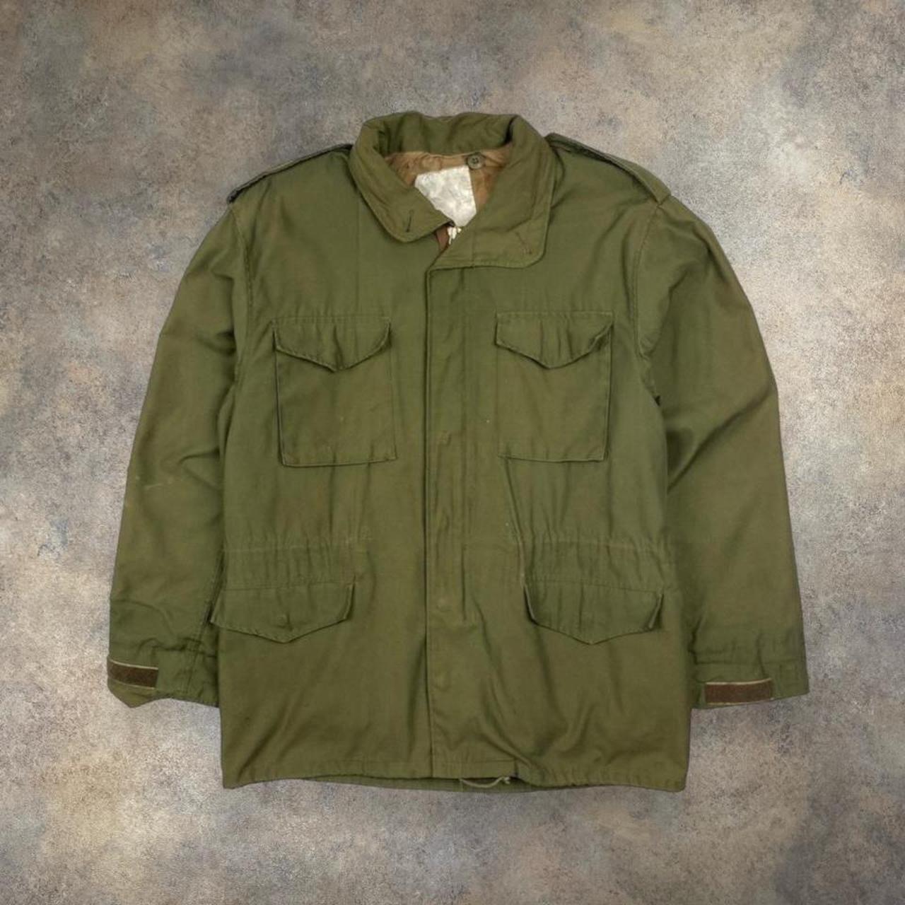 Vintage US Army M65 Field Jacket Green colour way,... - Depop