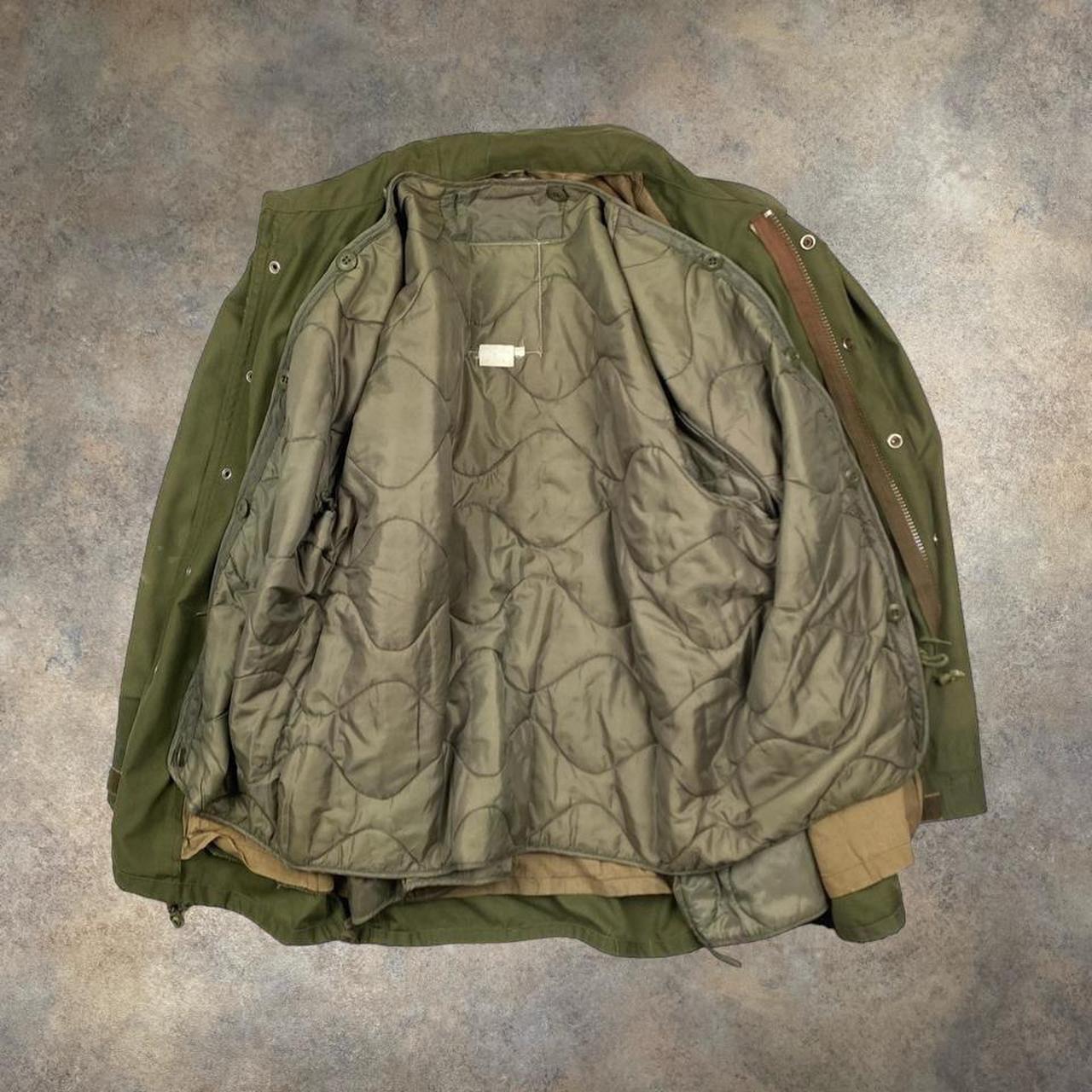 Vintage US Army M65 Field Jacket Green colour way,... - Depop