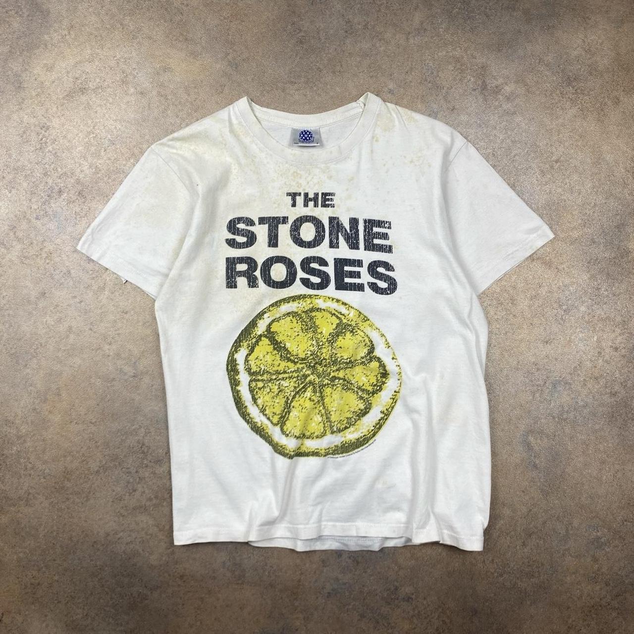 Vintage The Stone Roses T-shirt White colour,... - Depop