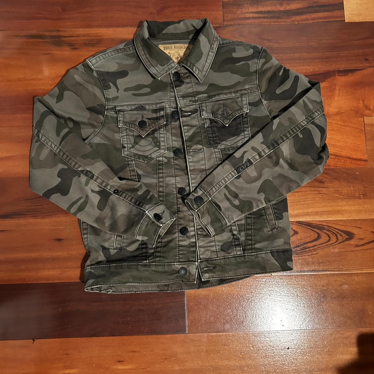 True Religion camo denim jacket #camo #truereligion... - Depop