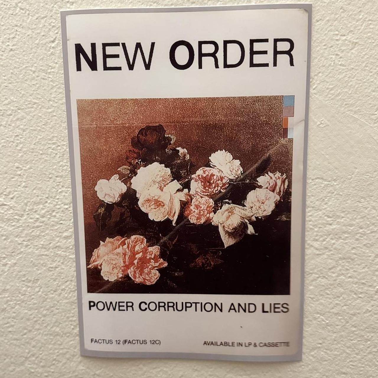 Bring the iconic album cover of New Order's 'Power,... - Depop