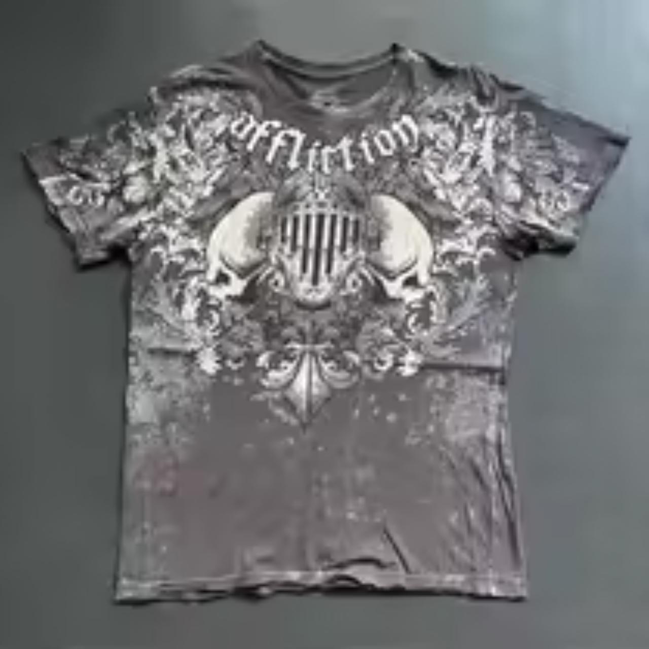 Nice Graphic Tee AFFLICTION - Depop