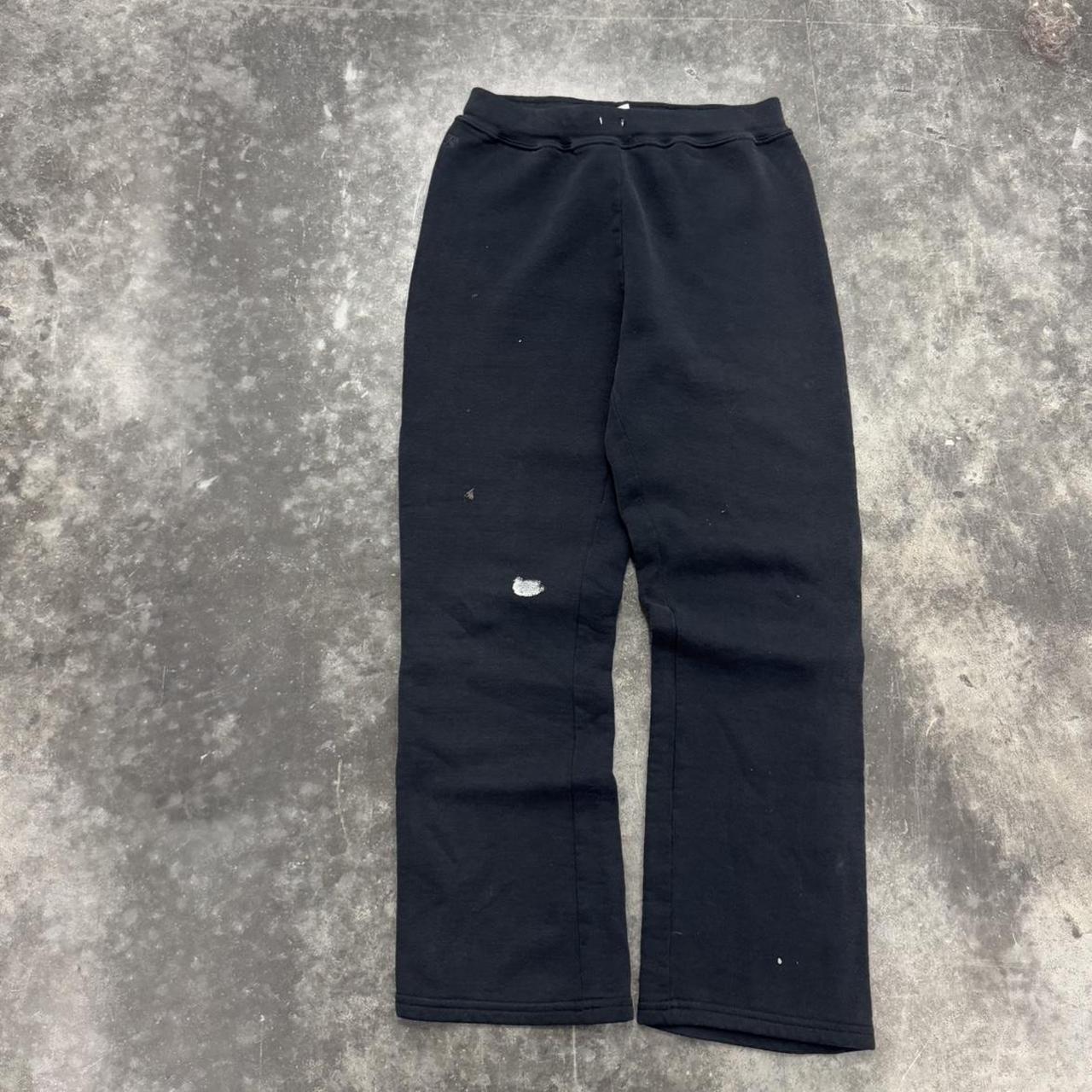 2000s flared russell sweats size women’s large 27”... | Depop