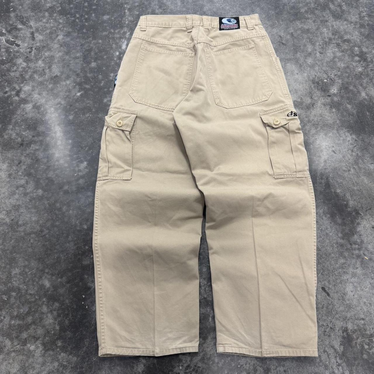 vintage 90s baggy interstate cargo pants size 33 x... | Depop