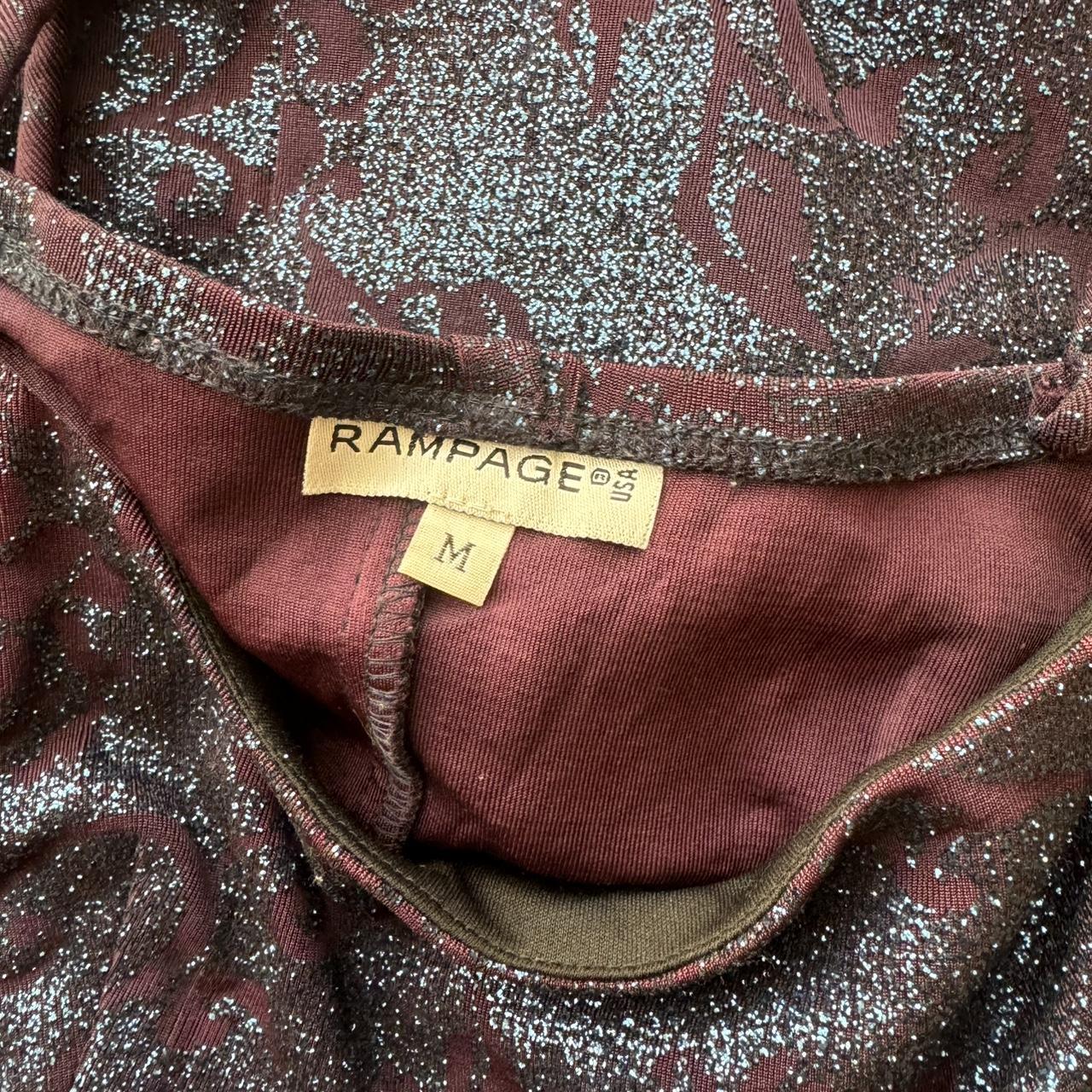 Vintage RAMPAGE glittery dress - hits the floor!... - Depop