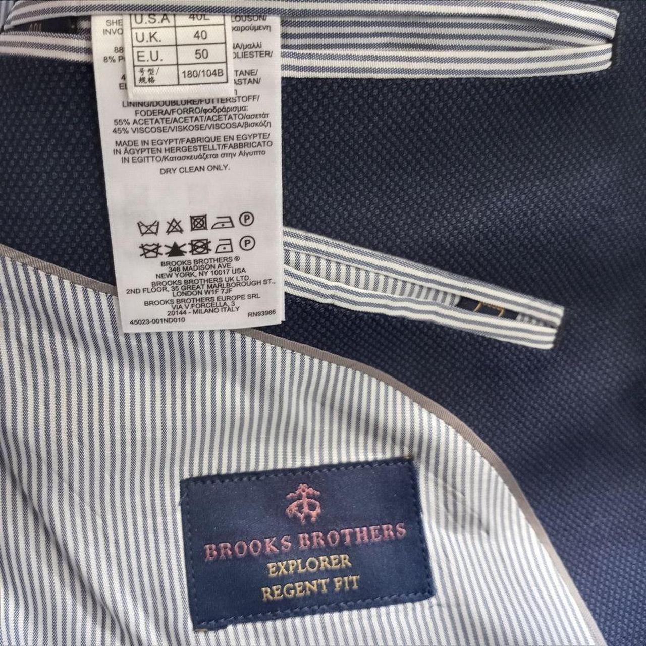 Brooks Brothers Explorer Regent Fit Wool Blend Suit... - Depop