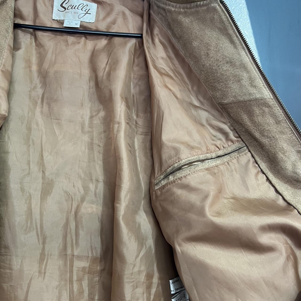 Scully genuine leather Aztec western bomber zip up... - Depop