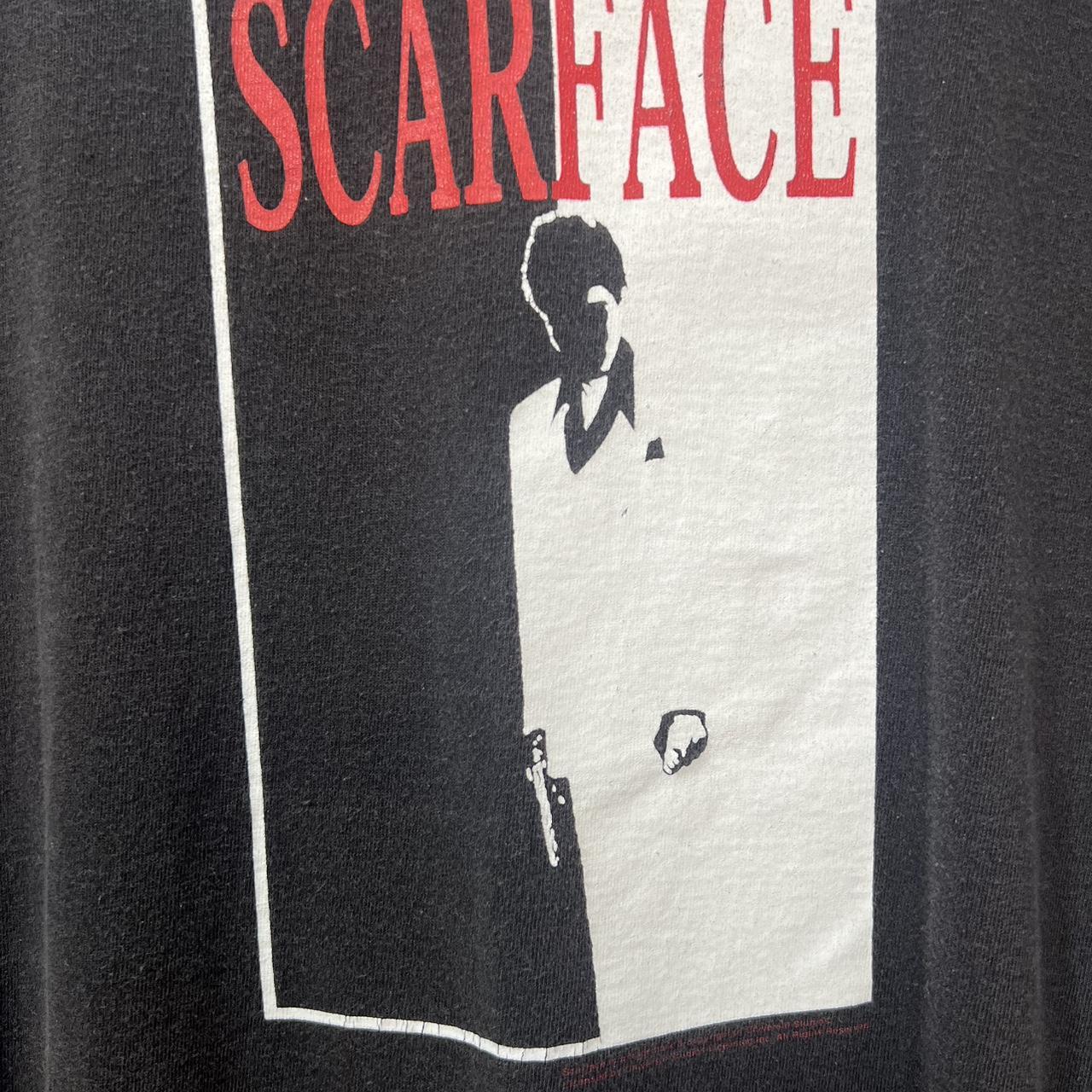 Vintage Scarface Clothing Co. Pro Delta Vtg Tee... | Depop