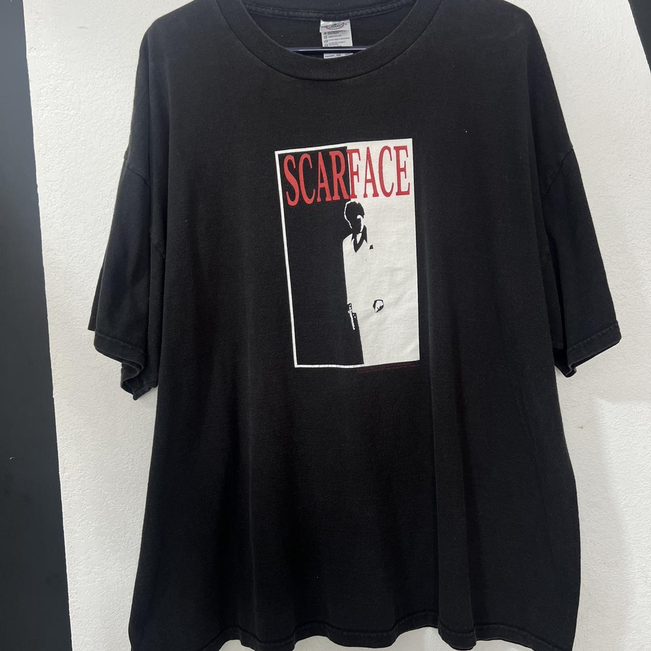 Vintage Scarface Clothing Co. Pro Delta Vtg Tee... | Depop