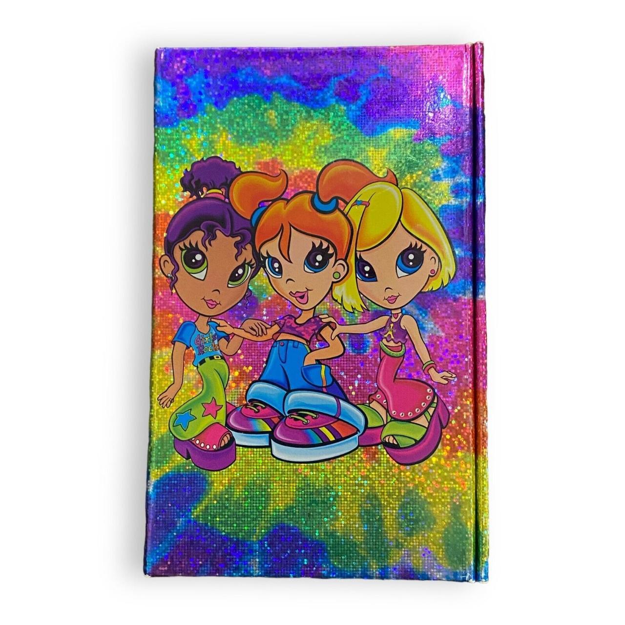 Lisa Frank Fab Friends Tie Dye Tri-Fold Address Book... | Depop