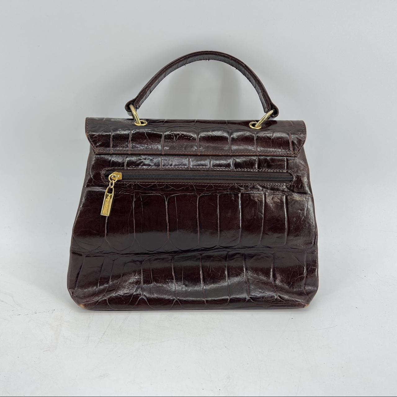 Vintage Bodenschatz German patent chocolate leather... - Depop