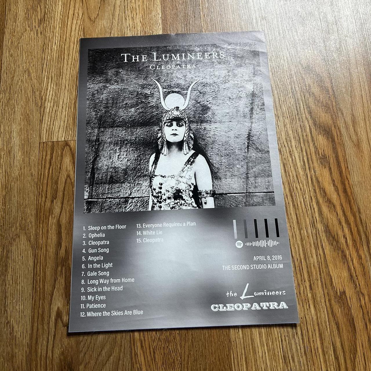 The Lumineers — Cleopatra song, band poster #poster... | Depop