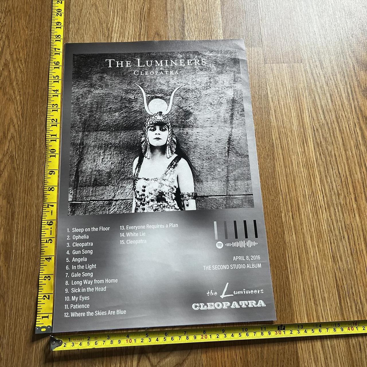 The Lumineers — Cleopatra song, band poster #poster... | Depop