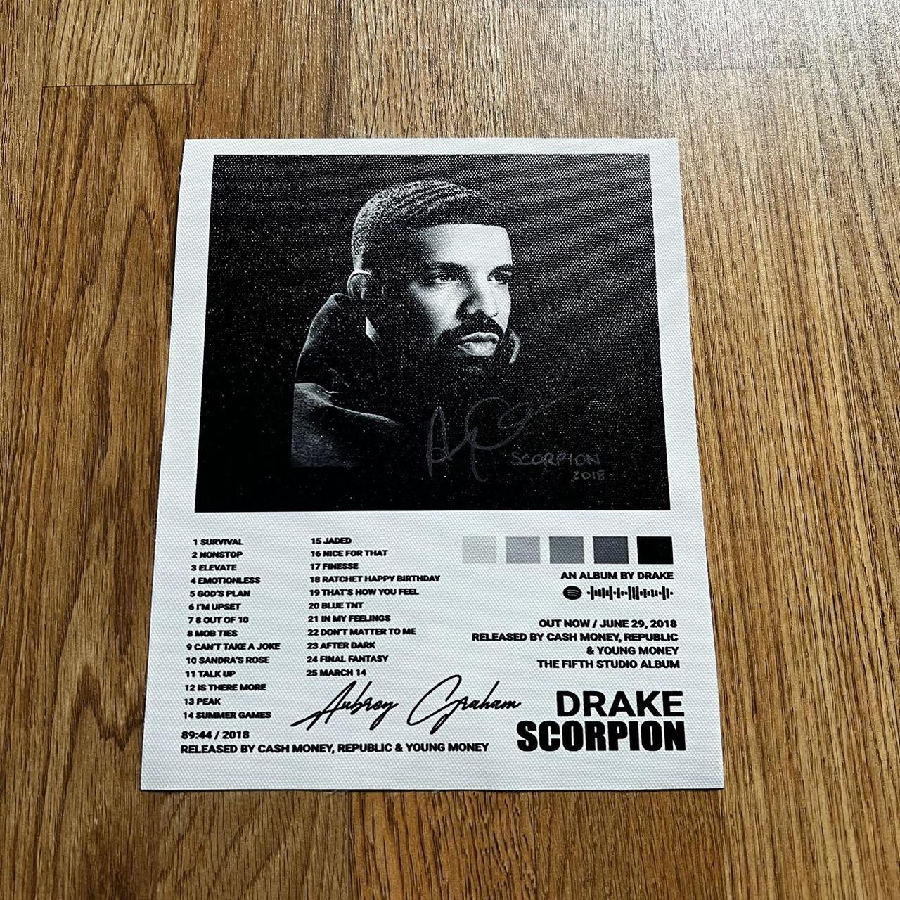Drake “SCORPION” album poster #drake #scorpion... - Depop