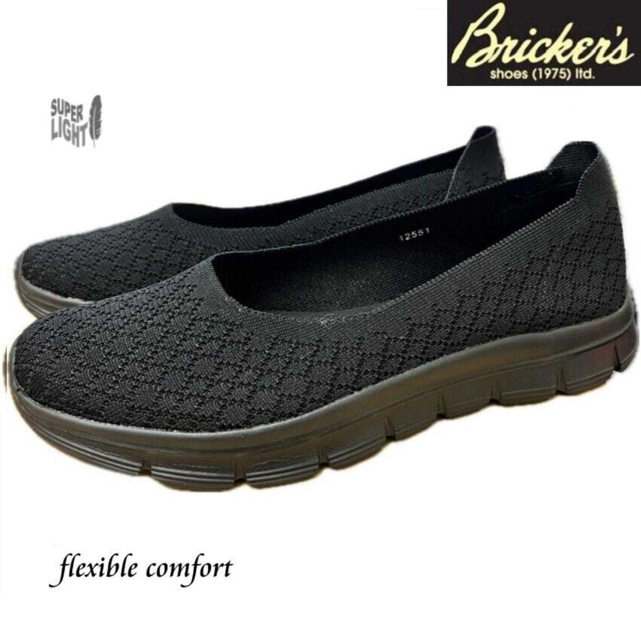 BRICKERS LADIES 12551 BLACK Ladies Slip On Get Fit... - Depop
