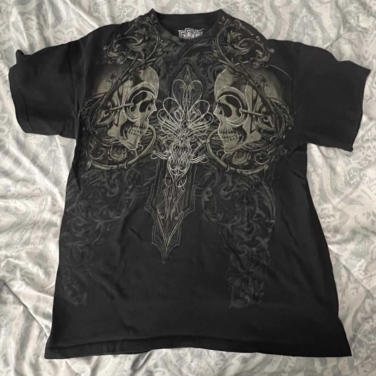 Mma elite shirt Mens large good condition #emo... - Depop