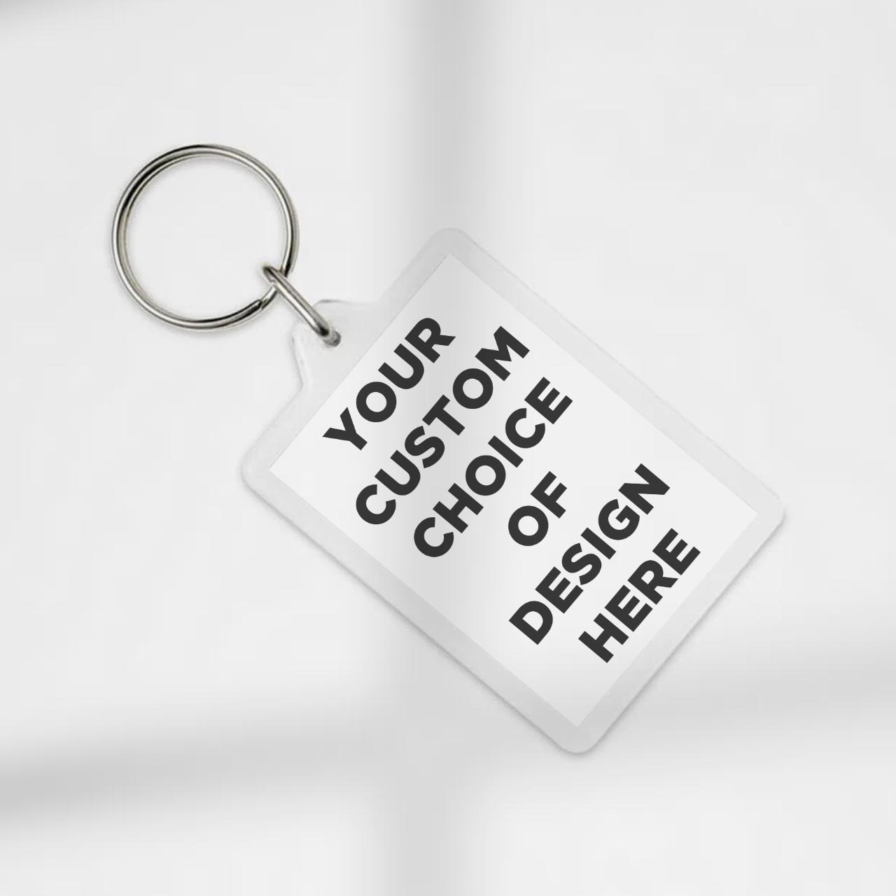 Custom Keychain See pic 3 for dimensions Any design... - Depop