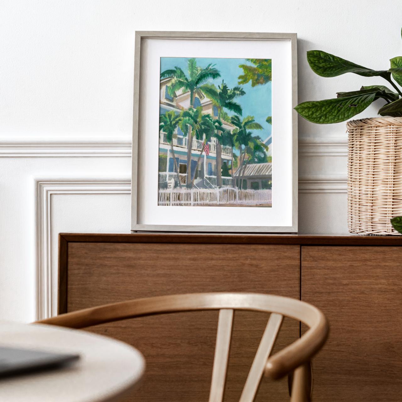 8.5x11 inches Key West print, Florida Keys painting,... - Depop