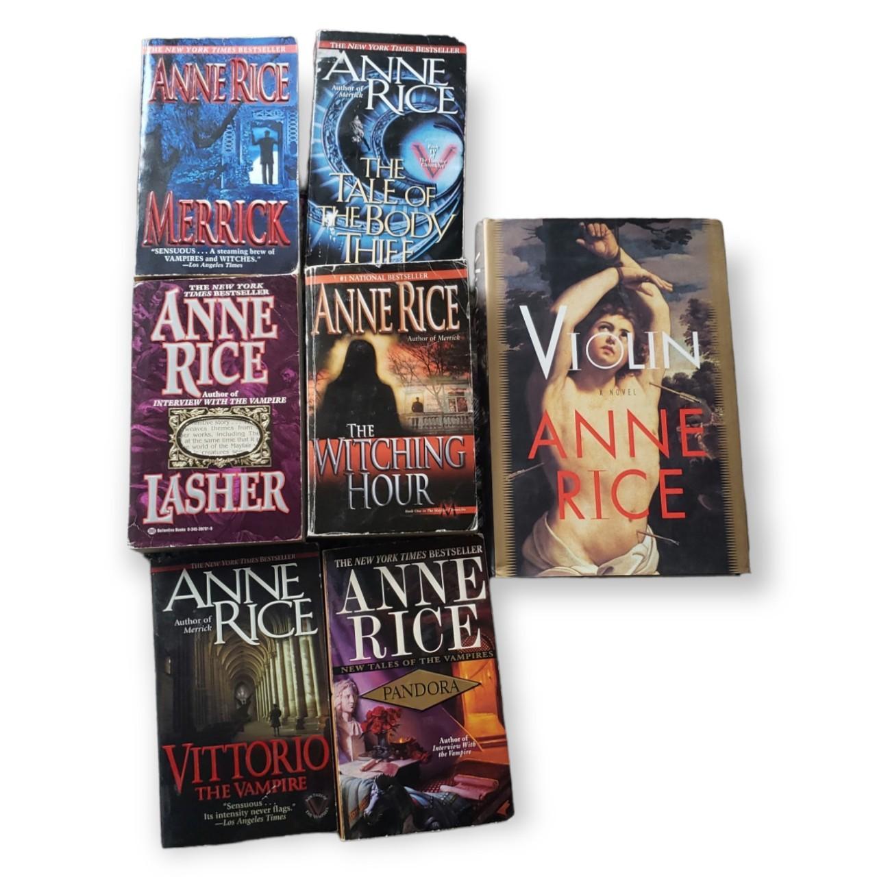 Anne Rice book bundle! 7 Anne Rice Books, 6... - Depop