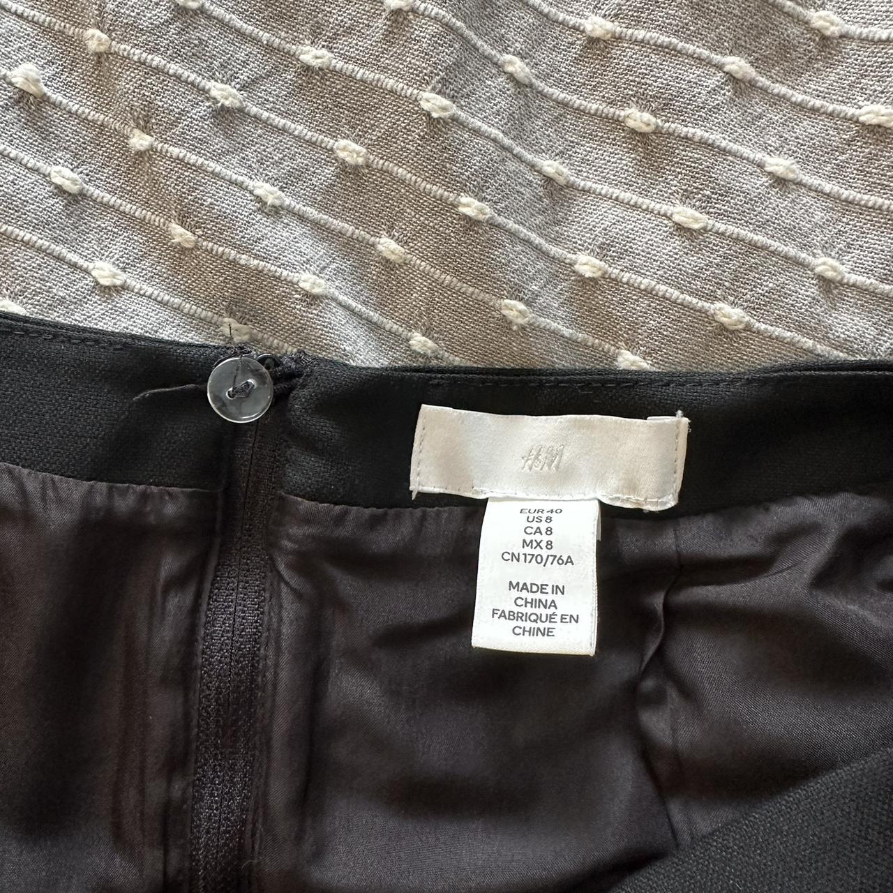 basic black mini skirt - size US 8 - high waisted... - Depop