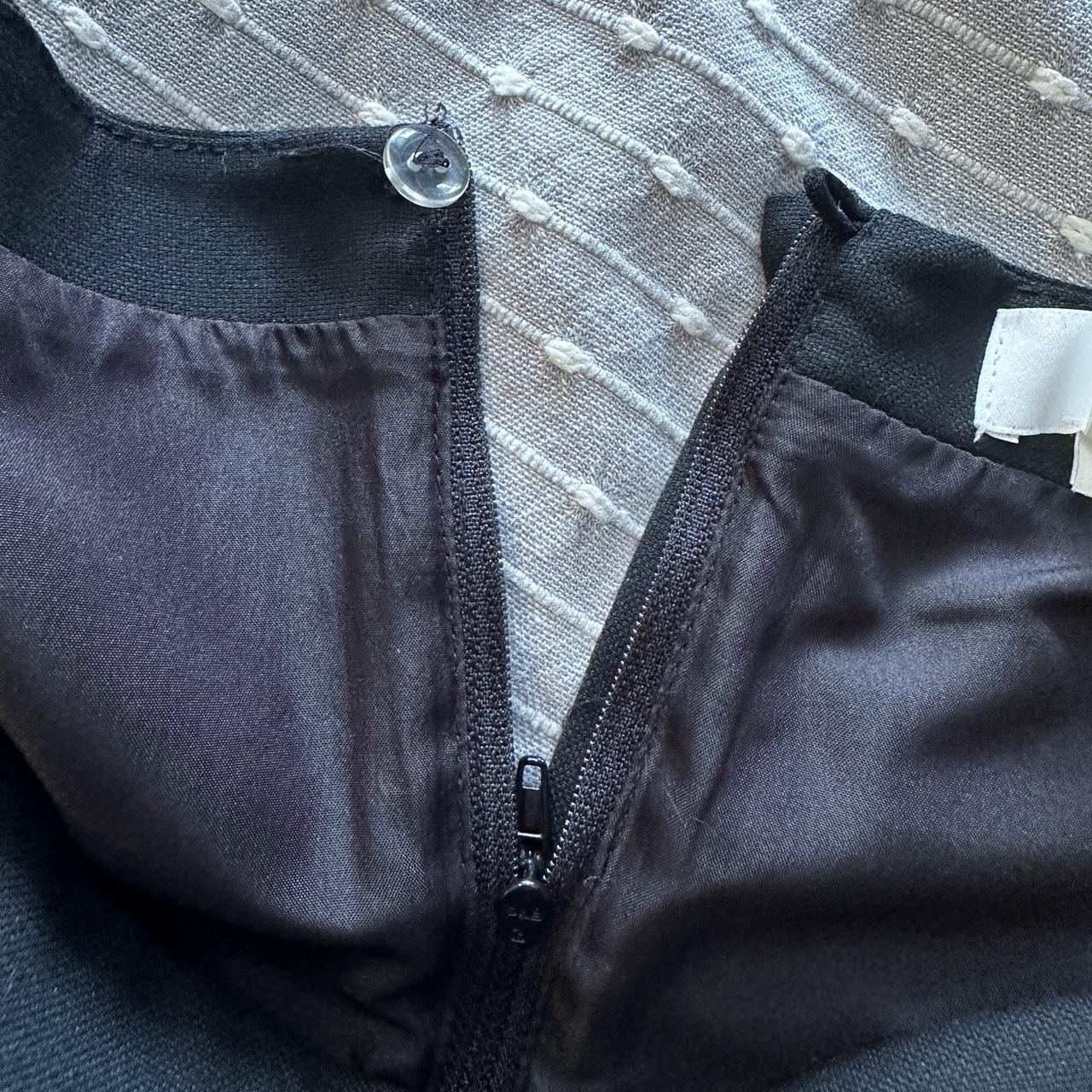 basic black mini skirt - size US 8 - high waisted... - Depop