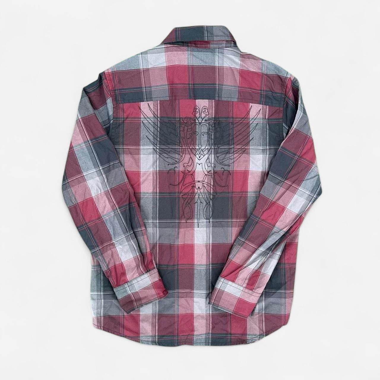 Y2K Affliction Style Polo... | Depop