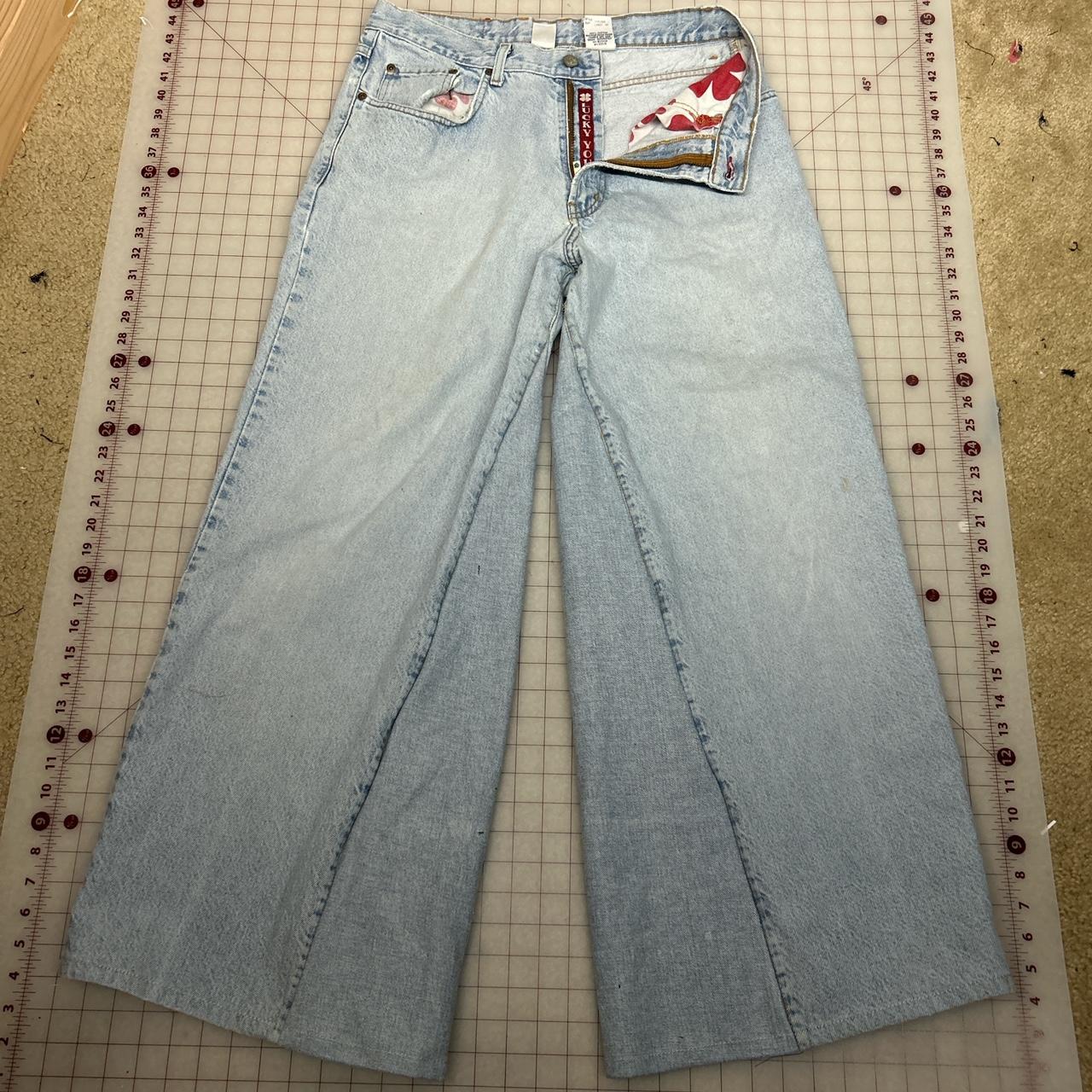 Jnco style Rare Red tag Lucky brand wide leg... - Depop