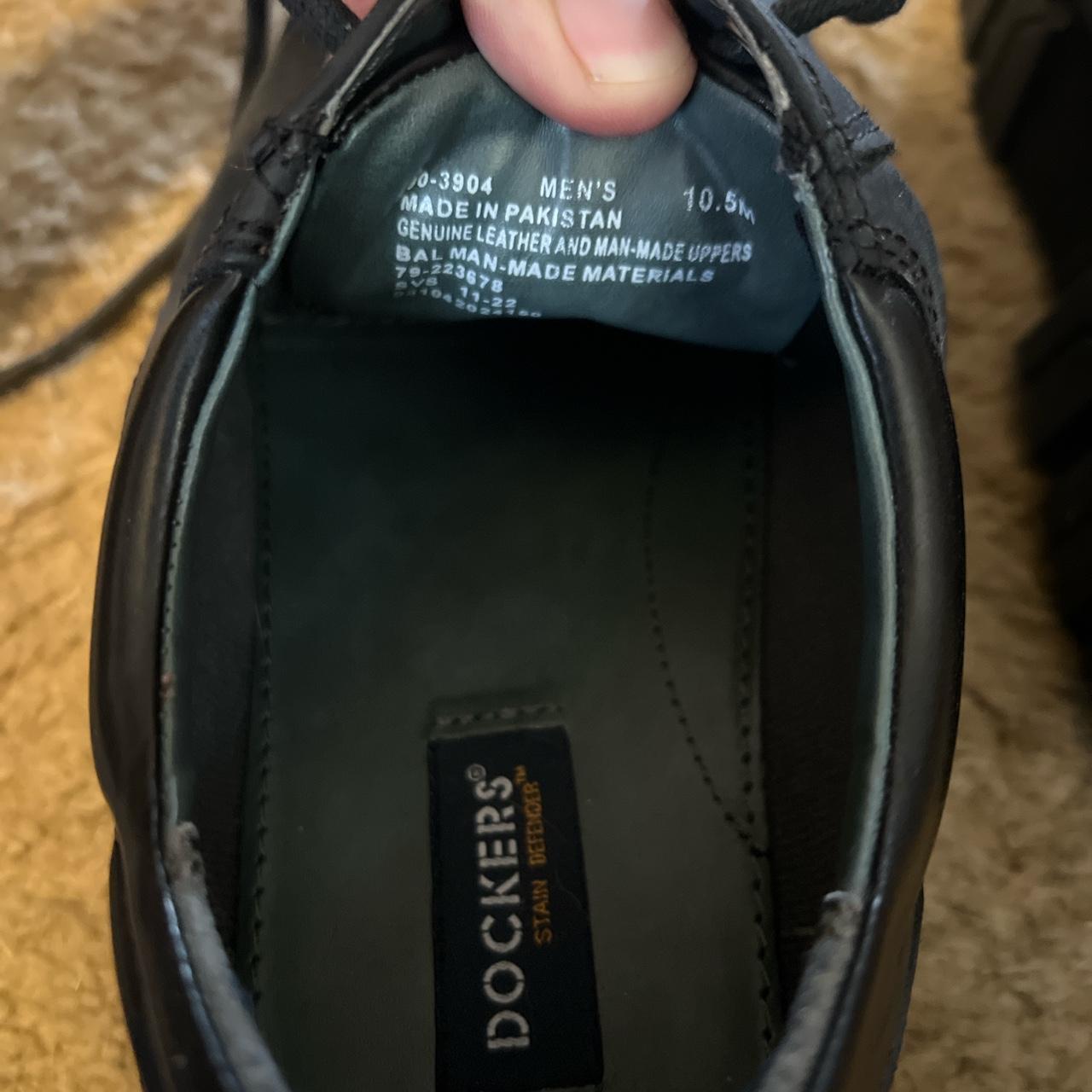 Mens black dockers shoes (size 10.5) great... - Depop