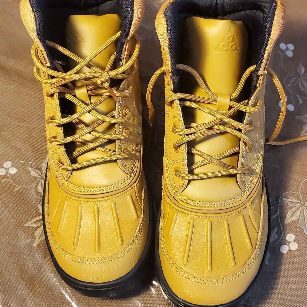 The Nike ACG Woodside 2 High Boots GS Tan Wheat... | Depop