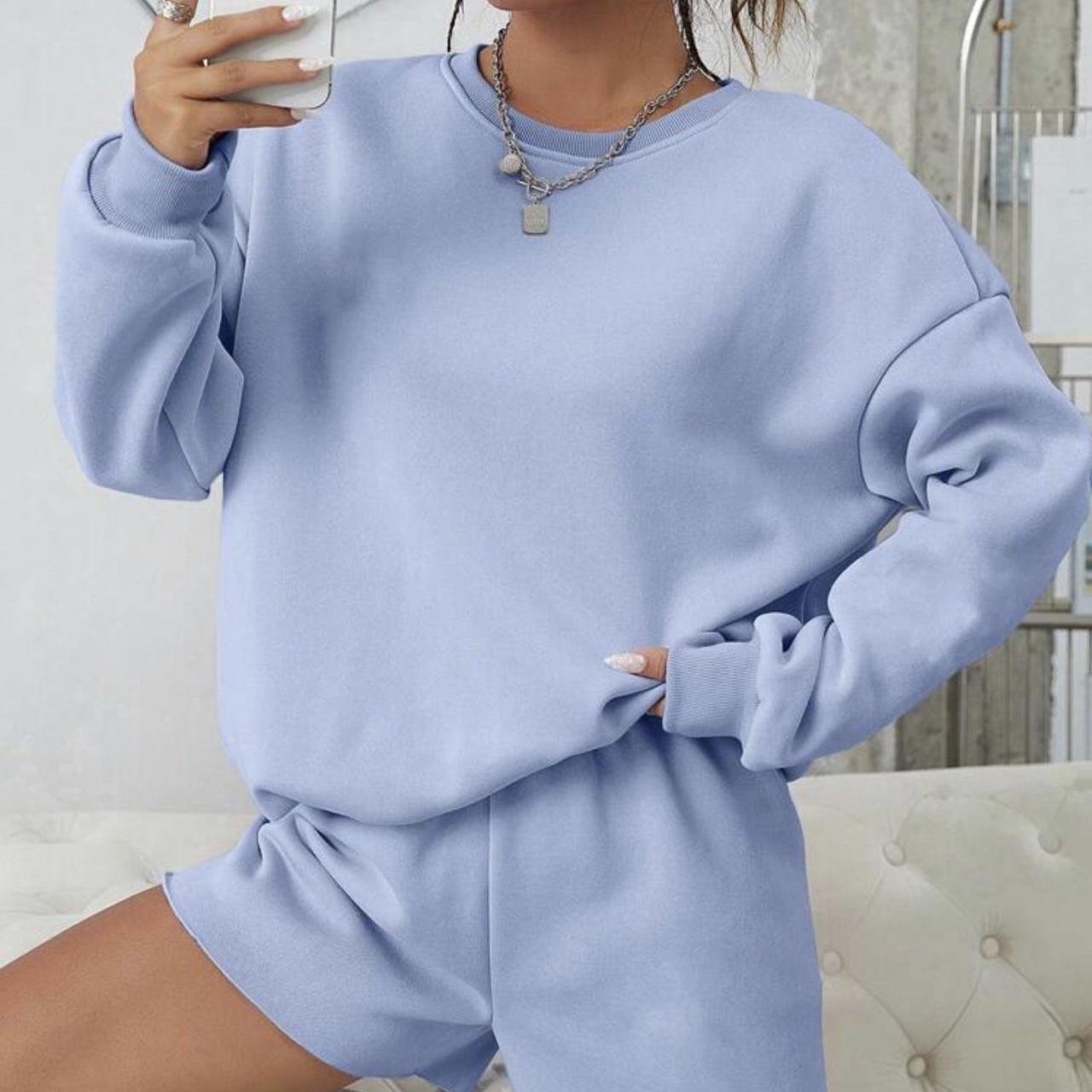 Blue sweat set. Perfect condition never worn💙💙 - Depop