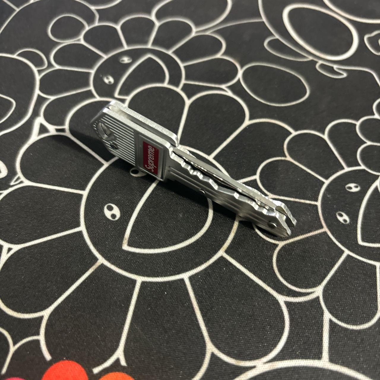 Supreme Key Keychain Silver 2017 Rare (No flaws)... - Depop