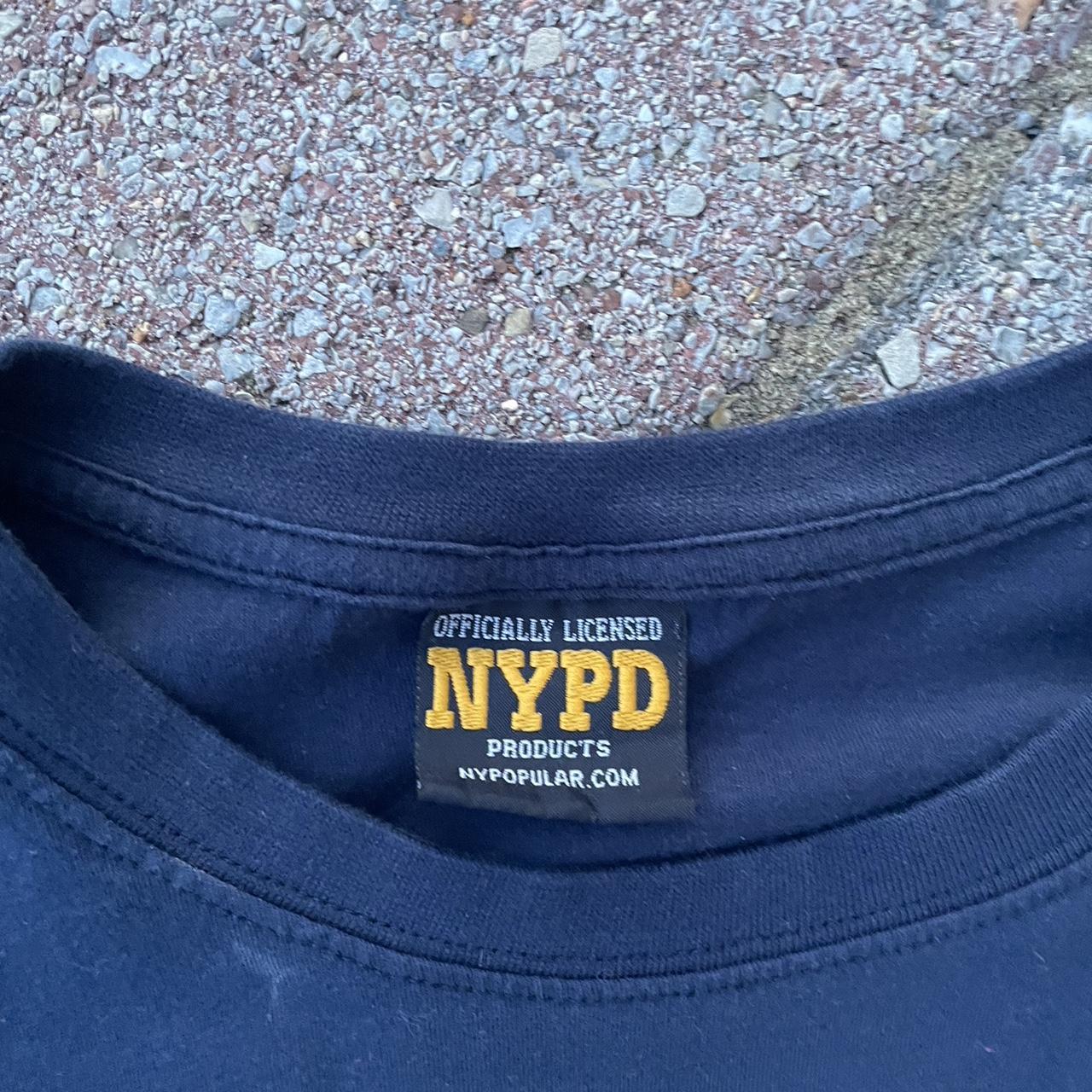 NYPD 9/11 Memorial Tee Hand Cropped Size Medium... - Depop