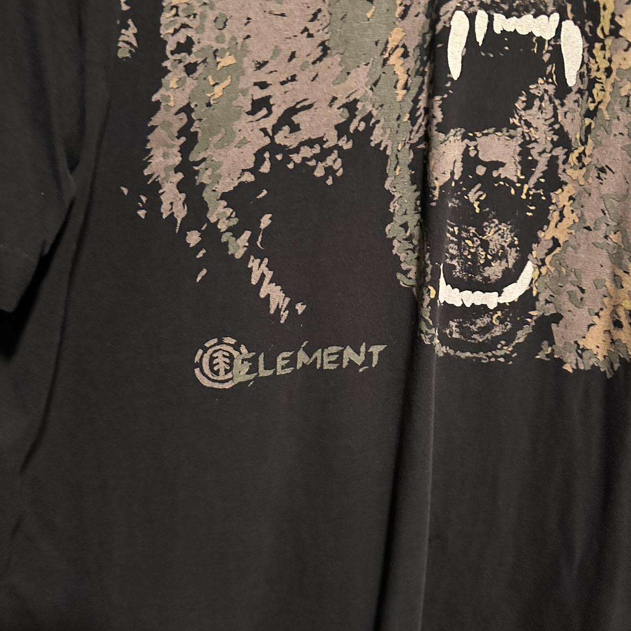 Element Men's Black T-shirt | Depop