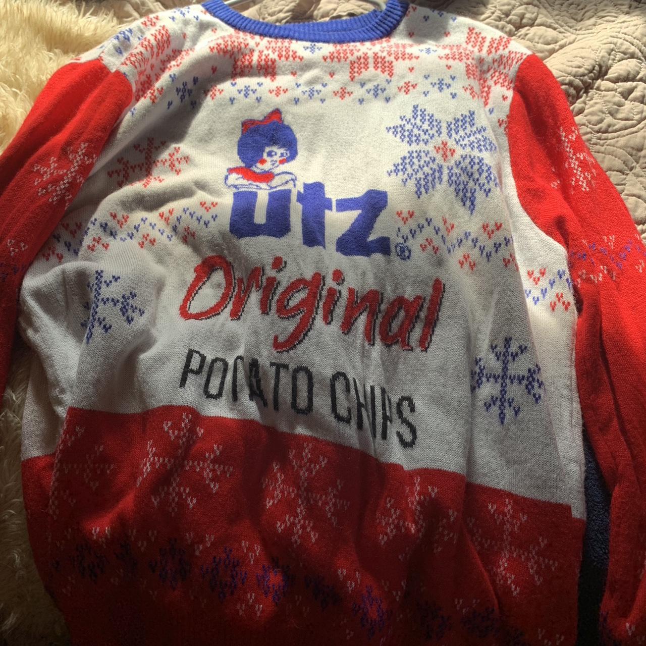 ROUTE ONE APPAREL UTZ potato chips ugly sweater... | Depop