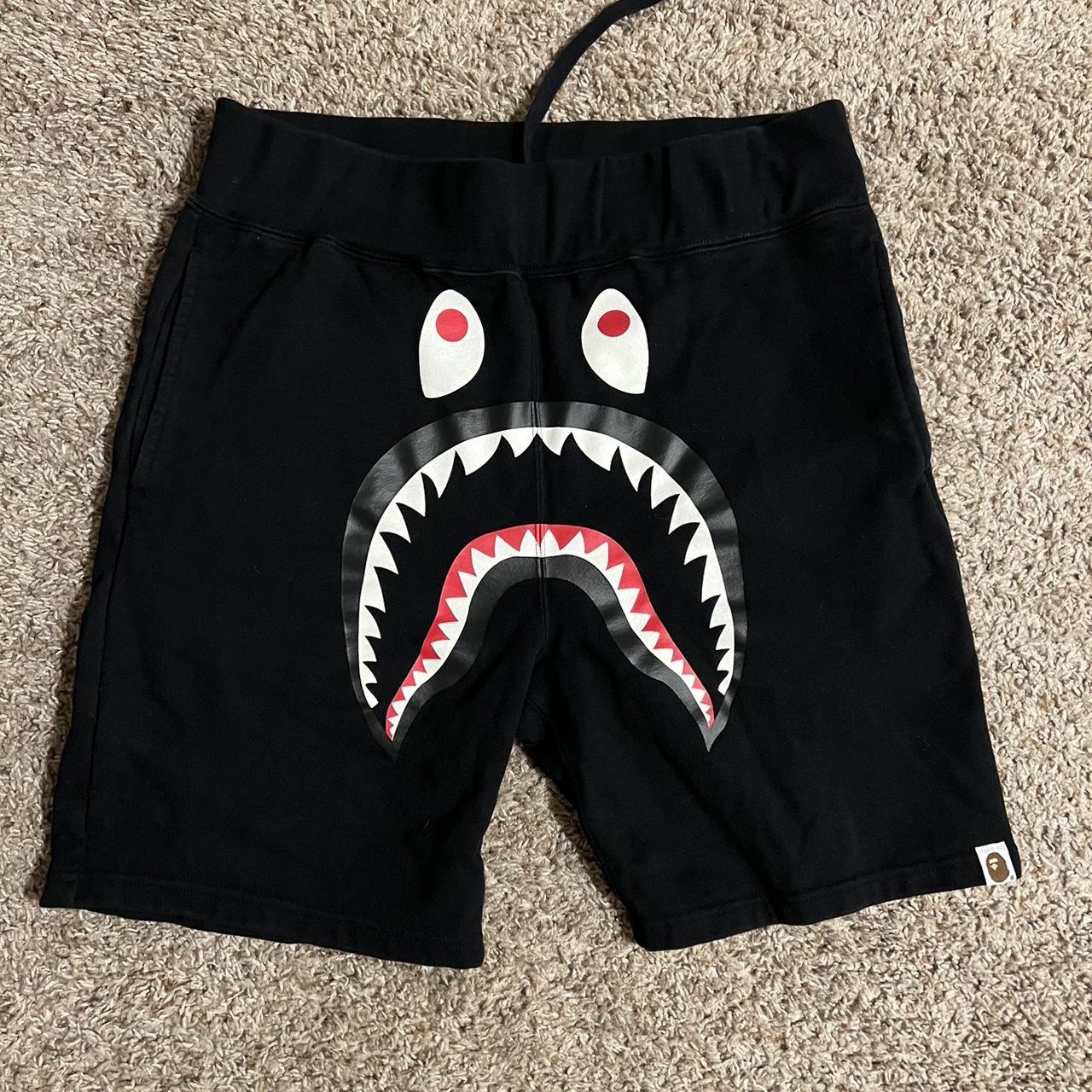 BAPE Men's Black Shorts | Depop
