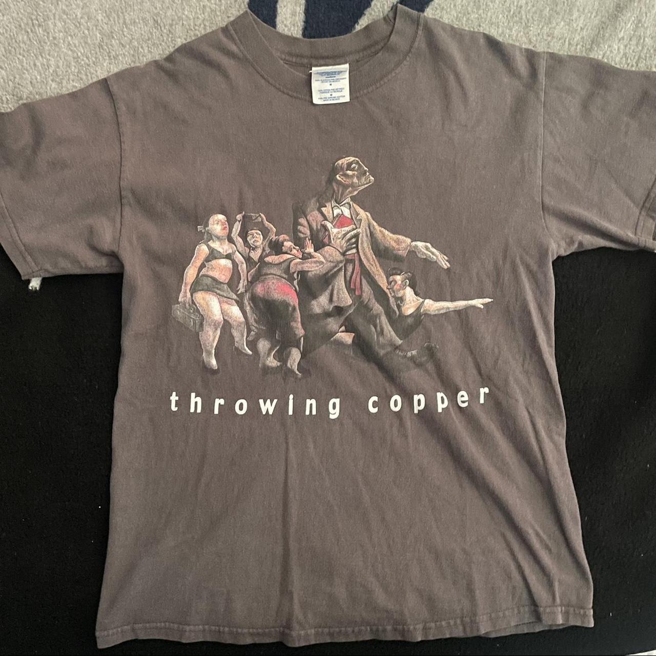 Throwing Copper Band Tee - Depop
